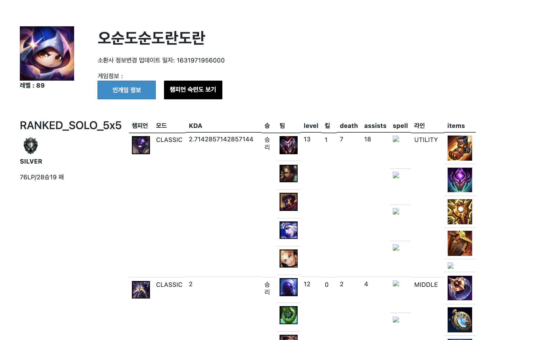 GitHub - zuzu578/updateOpgg: 리그오브레전드 api 전적검색 리펙토링