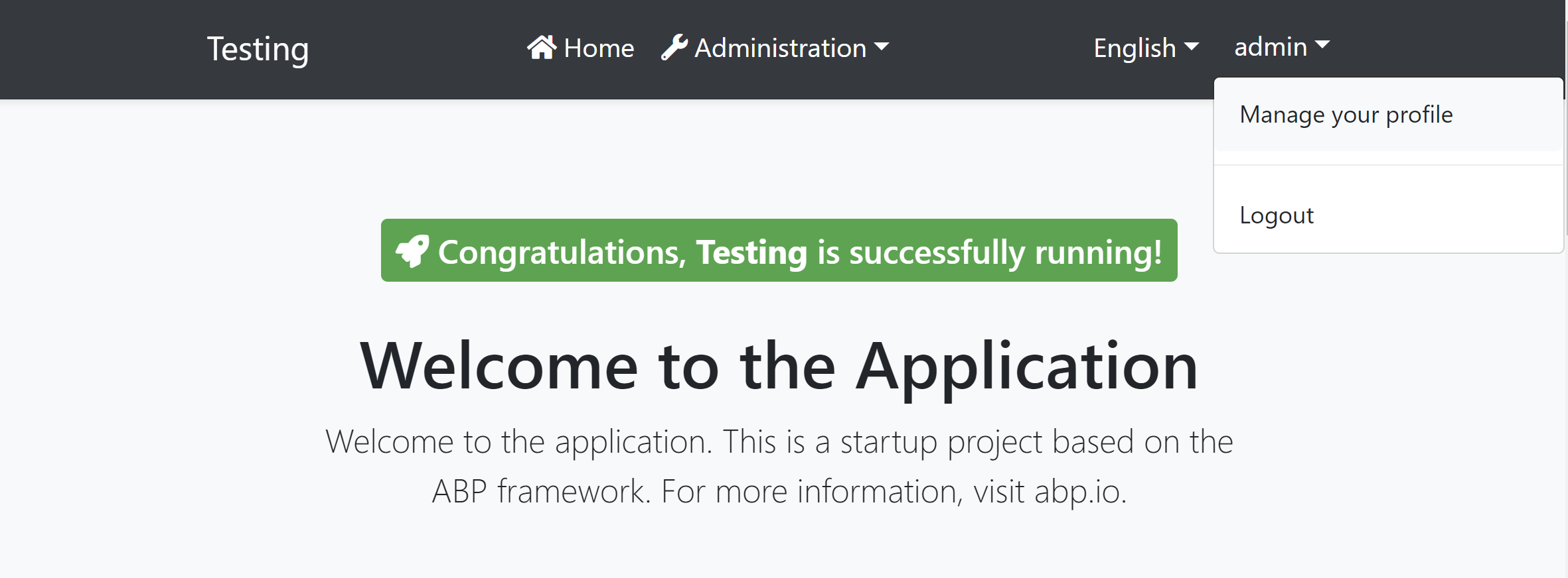 Blazor: "Home" and "Administration" menu items disappear · Issue #6838 · abpframework/abp · GitHub