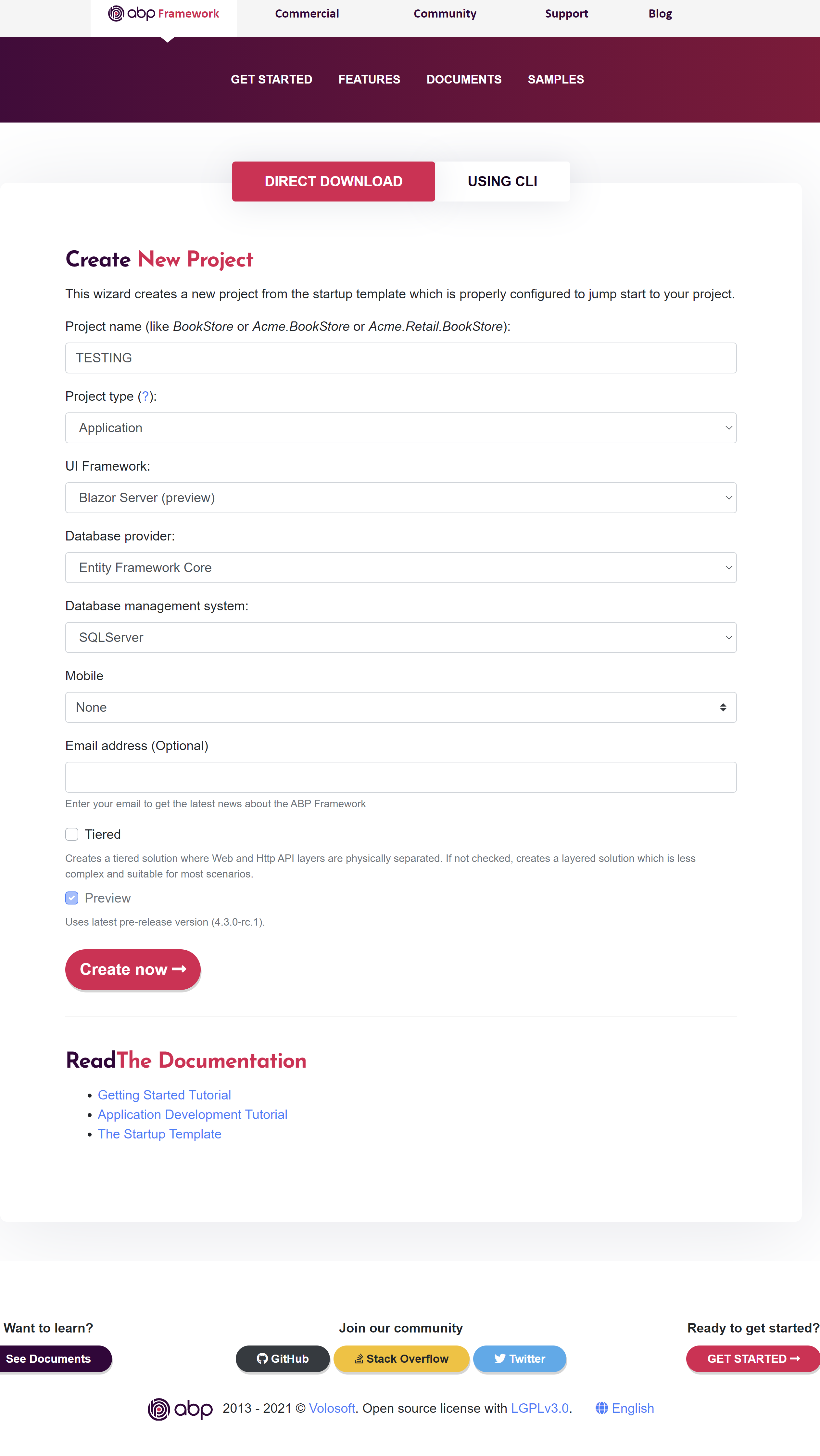 Blazor Project Missing When Generating New Blazor Server Application · Issue 8365 