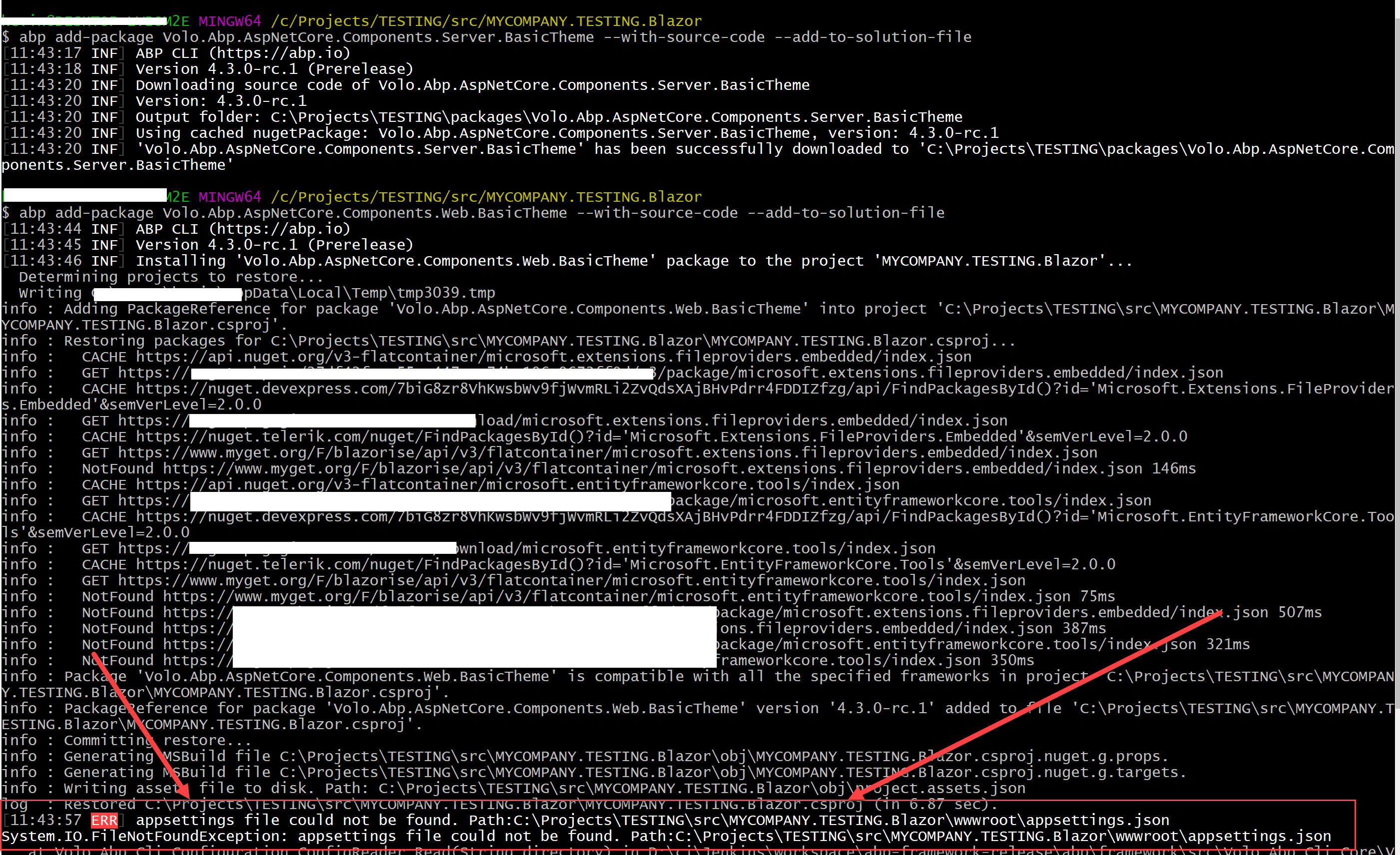 Can't add Basic Theme to Solution (Blazor Server) · Issue #8330 · abpframework/abp · GitHub