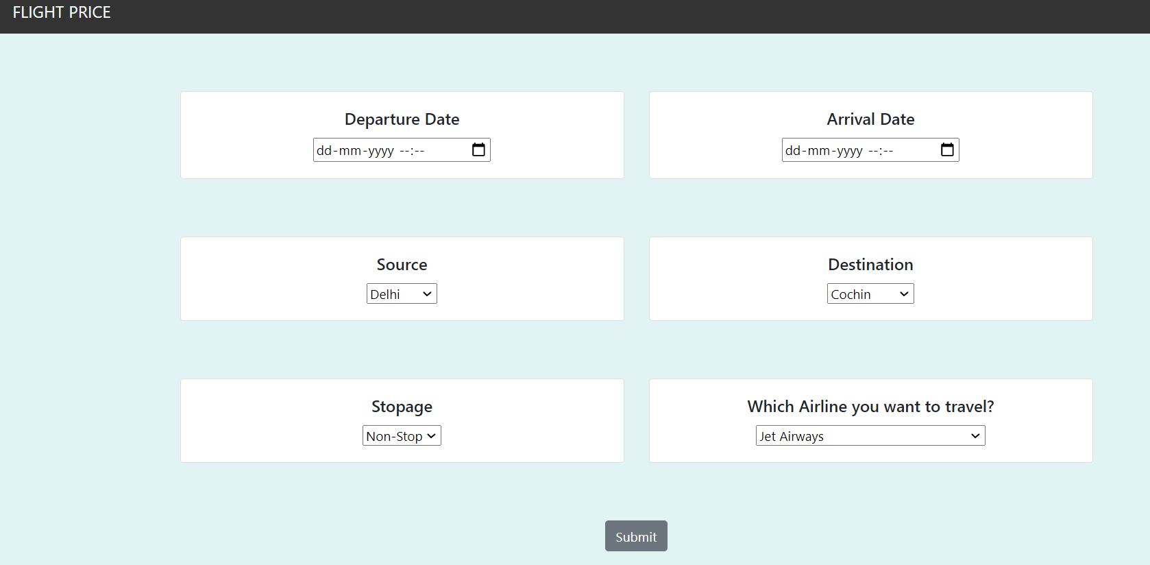 GitHub - manjunonivikram/Flight-Price-Prediction