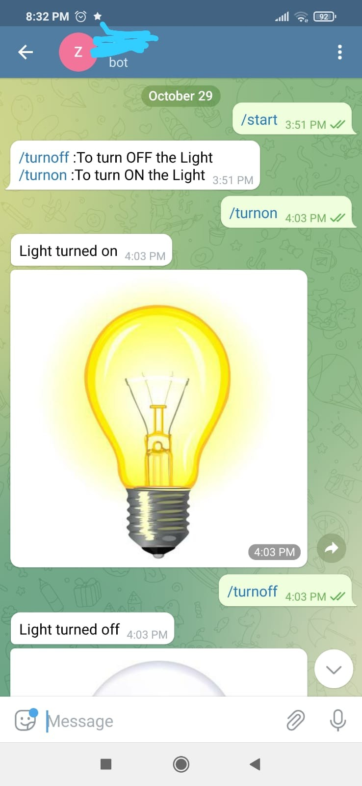 GitHub - EdenShivam/IOT-PROJECTS: Chat bot turning light on and off ...