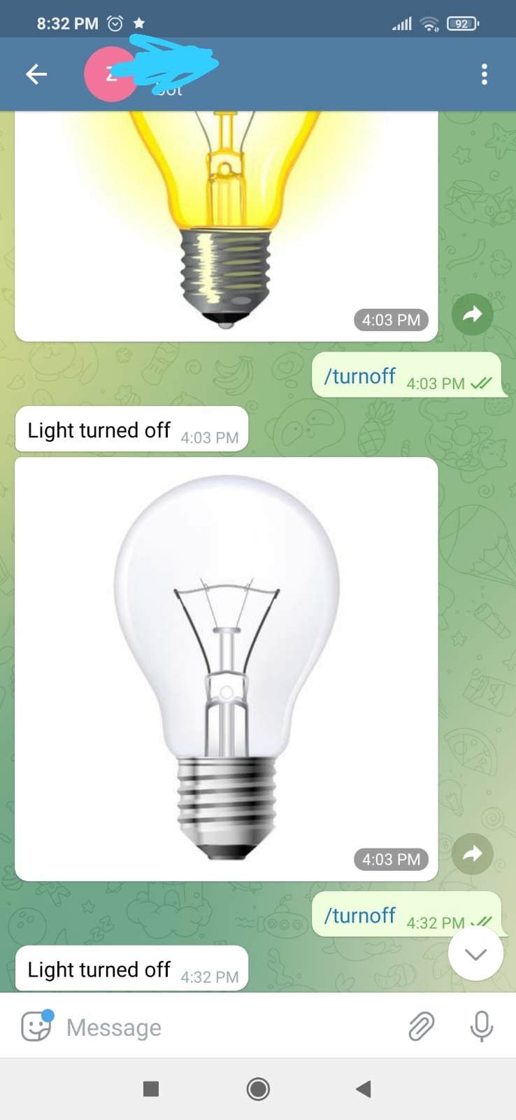 GitHub - EdenShivam/IOT-PROJECTS: Chat bot turning light on and off ...