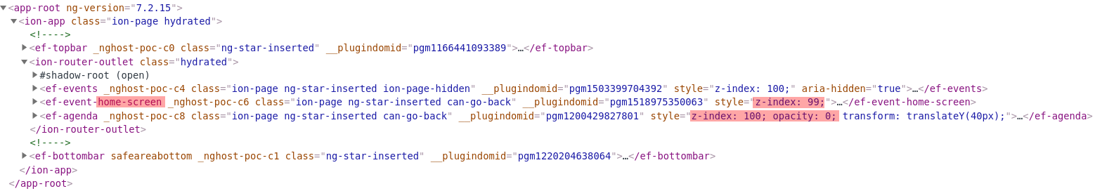 Bug Old Page Overlay Current Page After Navigation · Issue 18398 · Ionic Teamionic Framework
