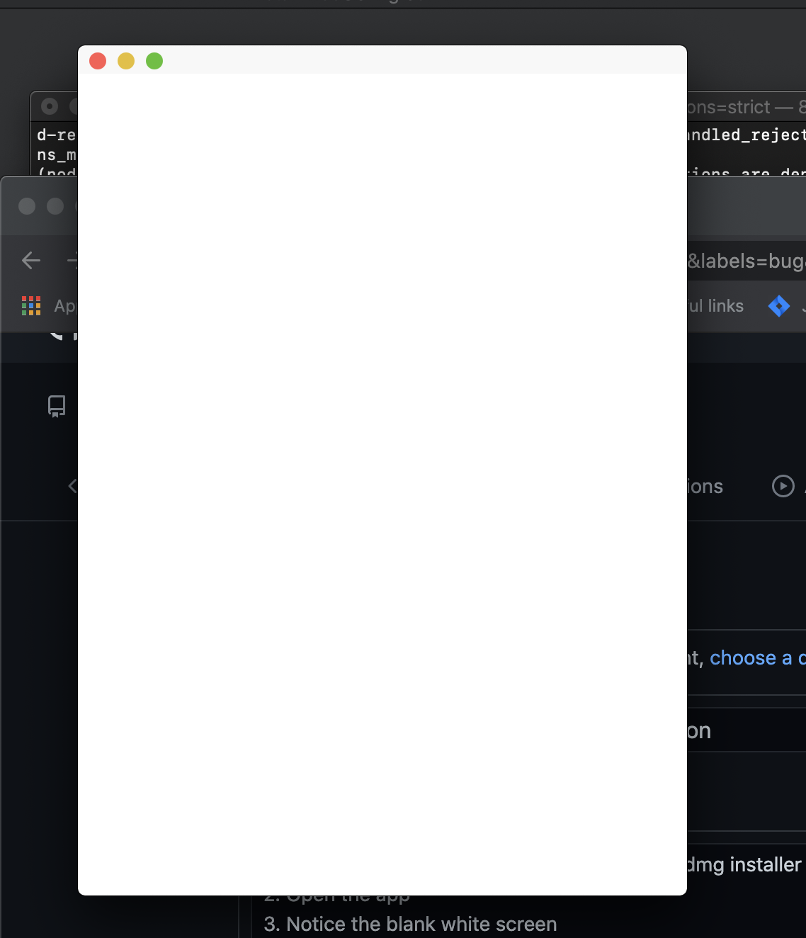 Blank white screen on MacOS 0.5.3 version · Issue #139 · Noovolari ...