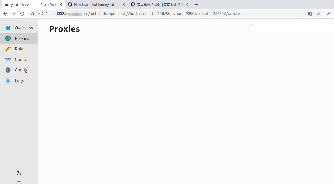 请问这个面板内网穿透怎么弄？ · Issue #530 · haishanh/yacd · GitHub