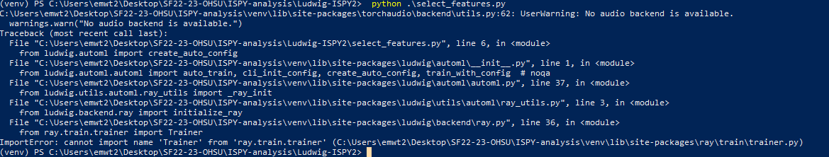 ImportError: cannot import name 'Trainer' from 'ray.train.trainer ...