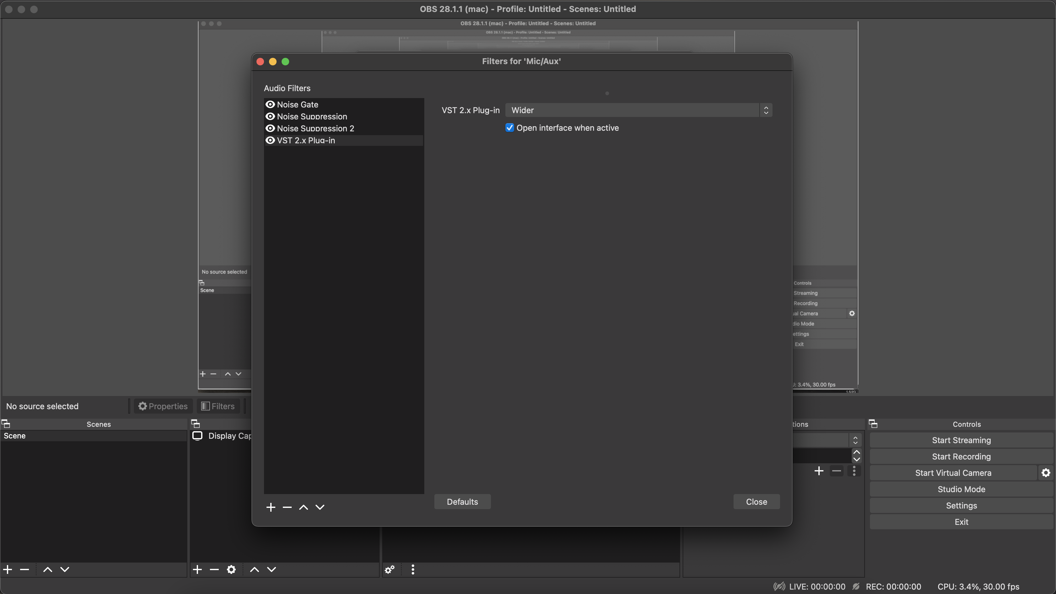 No open plugin-in interface button (macos) · Issue #7793 · obsproject/obs-studio · GitHub