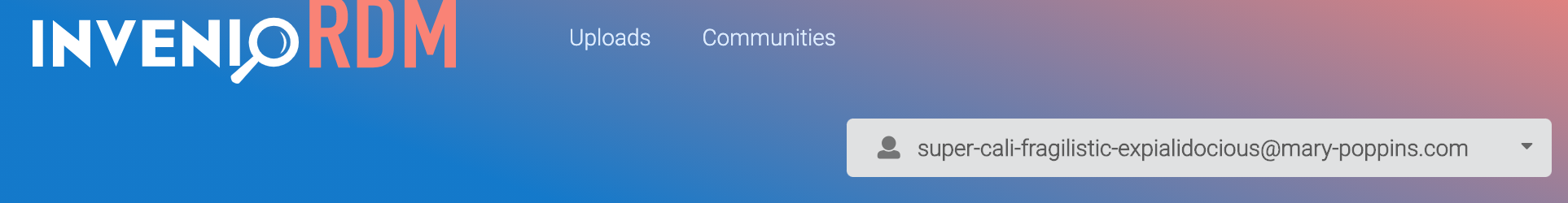 styles: long email puts user dropdown in header on next line · Issue #267 · inveniosoftware ...