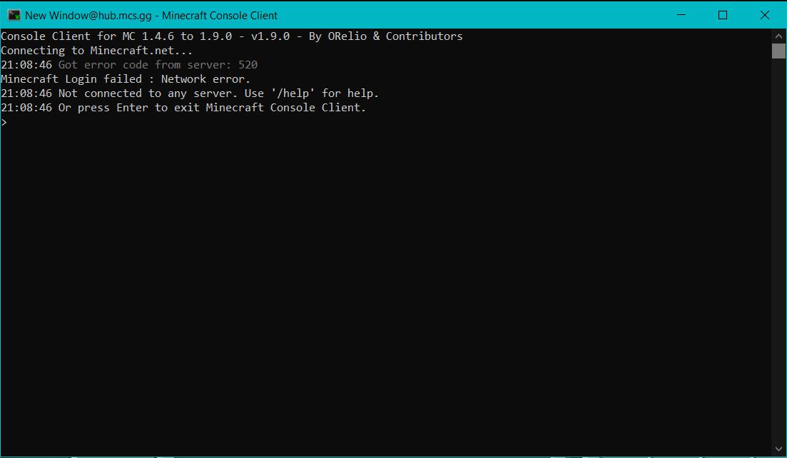 Network Error / HTTPS connection to login server is blocked · Issue #1188 · MCCTeam/Minecraft ...