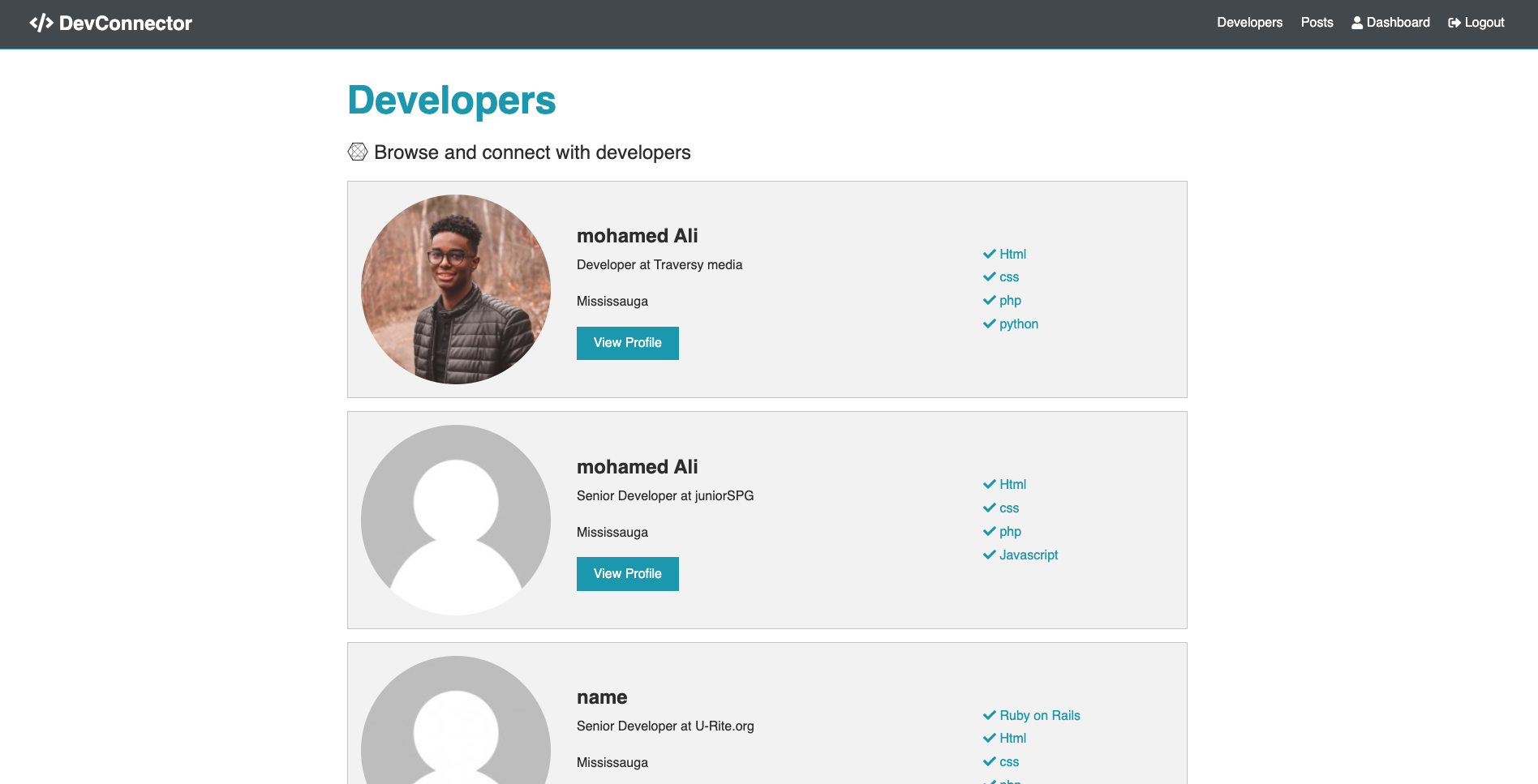 GitHub - mohammedpythons/DevConnector