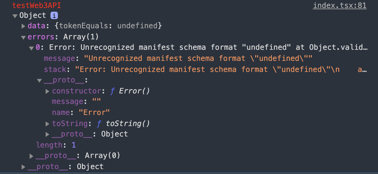 Uniswap demo: "Unrecognized manifest schema format "undefined" · Issue #321 · polywrap/wrap-cli ...