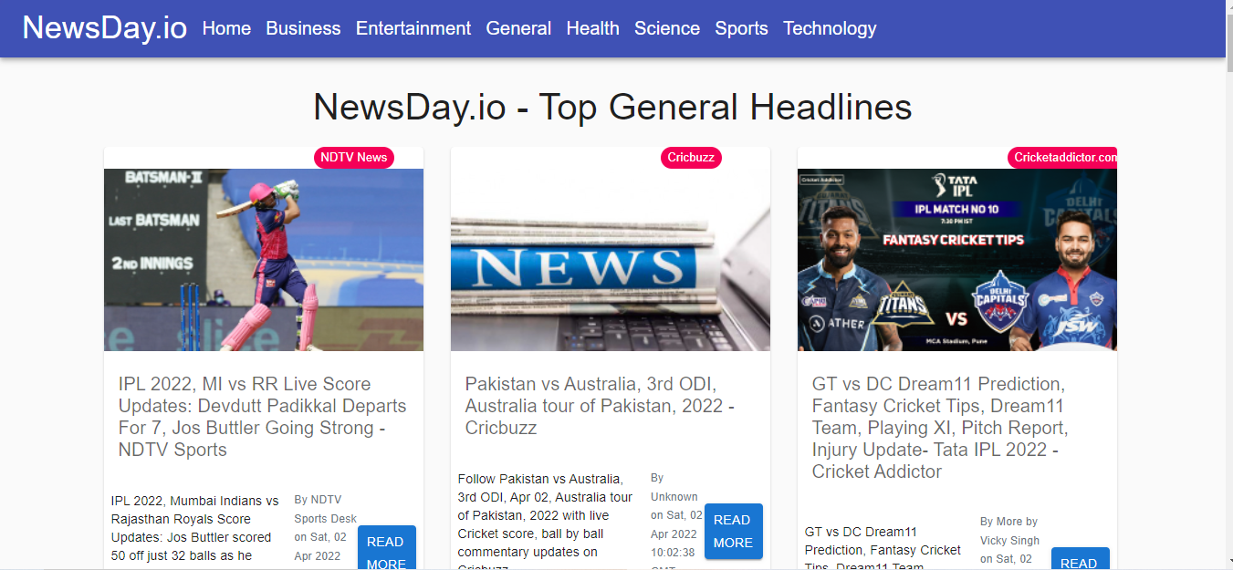 GitHub - dipakjagtap29/NewsDay.io