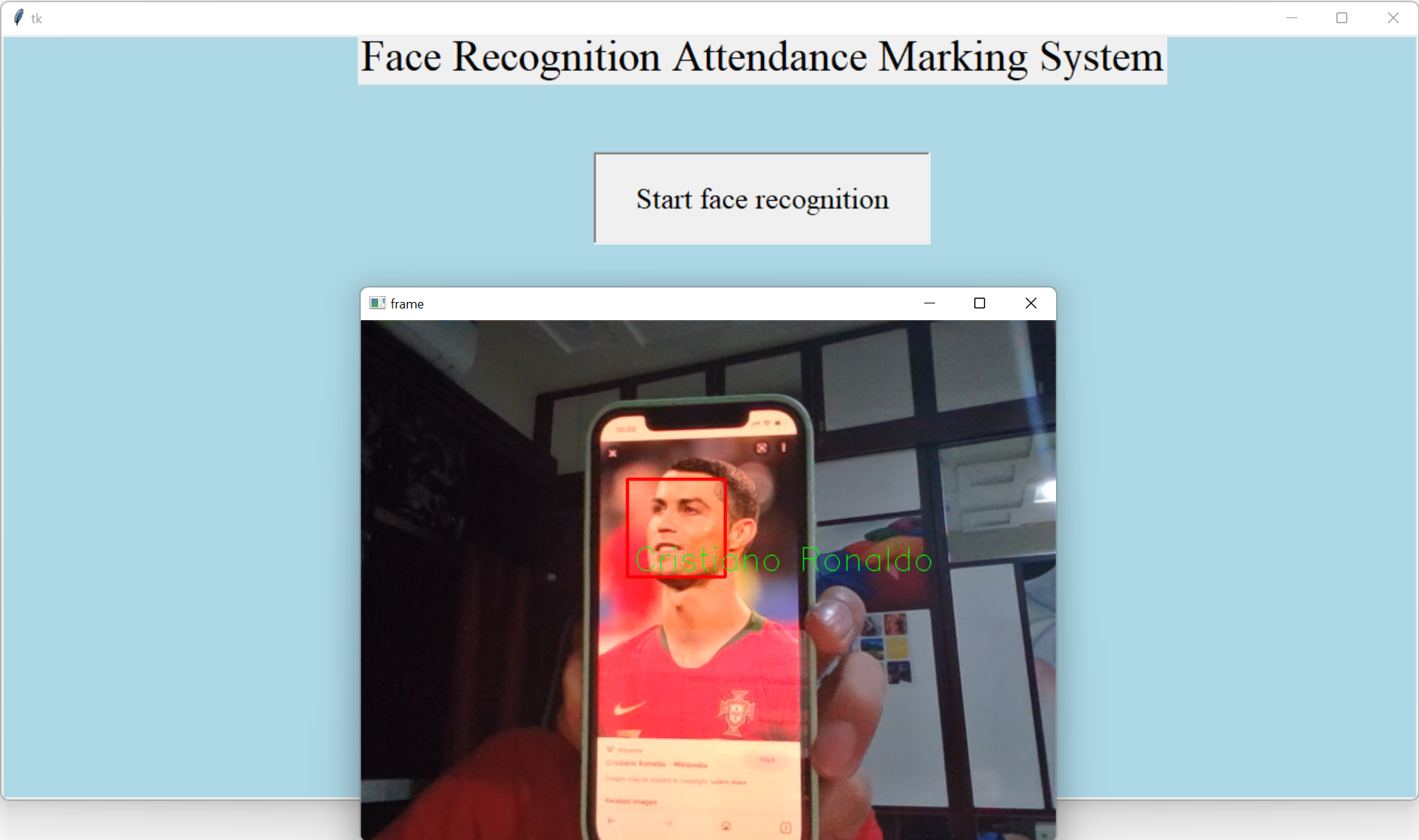 GitHub - aryan2307/Face-Recognition-Attendance-Marking-System: This is ...