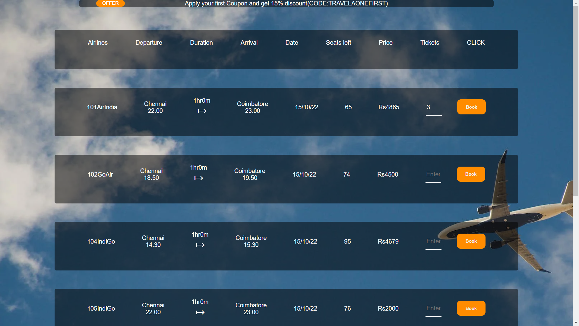 GitHub - adarsh1445/Ecommerce-Fight-Booking-Platform: Flight ticket booking platform