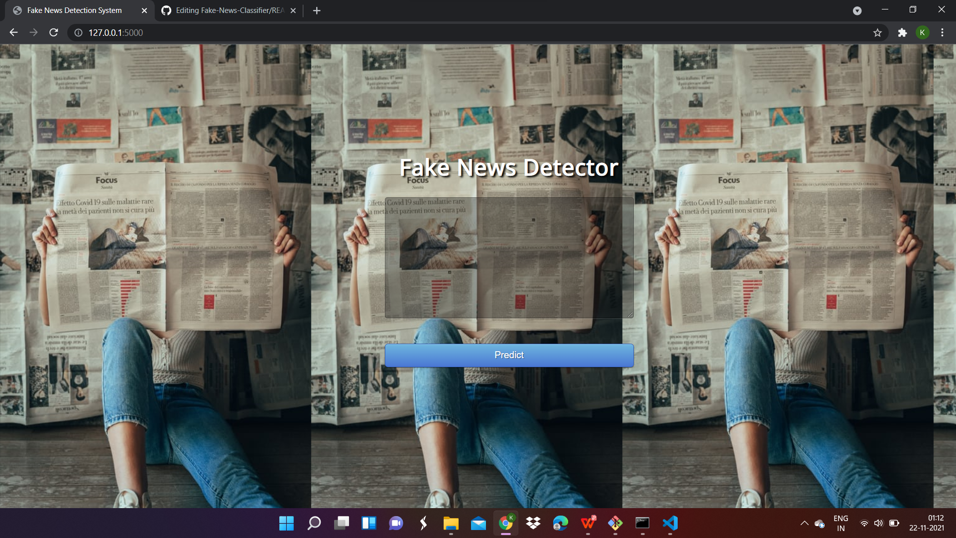 GitHub - KARANQUERNMADAVIDE/Fake-News-Classifier