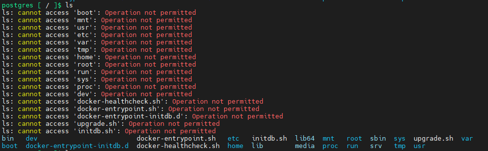 Harbor V2 1 1 Upgrade V2 3 1 Harbor Db Cannot Access Var Lib Postgresql Data Operation Not