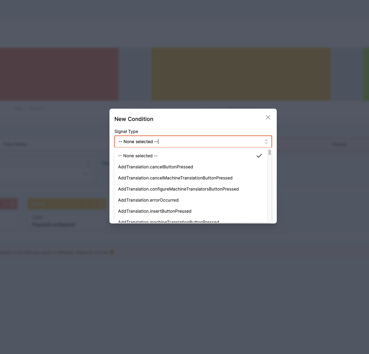Insight Editor Ux Modal Dropdown Clips To Height Of Modal · Issue 223 · Telemetrydeckissues