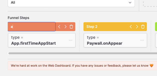 Insight Editor UX: Unclear that step names are editable · Issue #227 · TelemetryDeck/Issues · GitHub