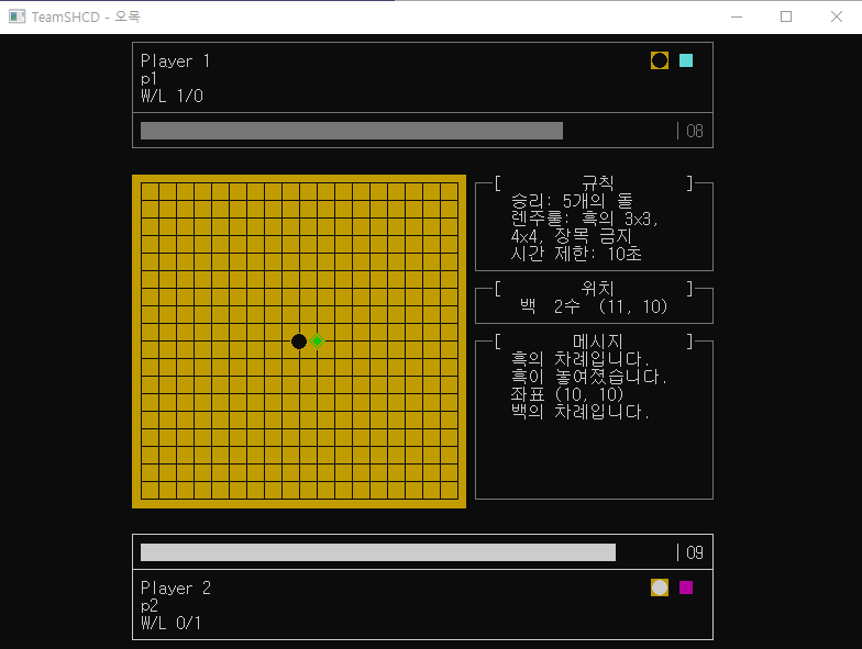 GitHub - refracta/TeamSHCD-Omok: C-based fancy omok console application