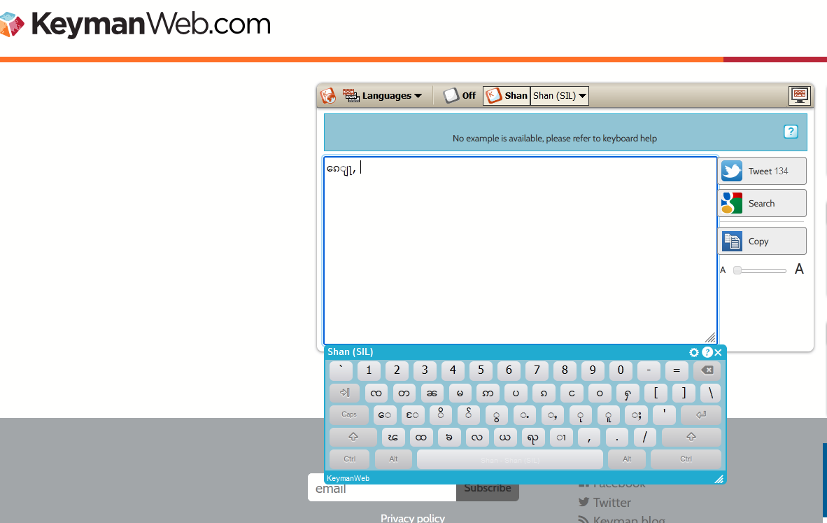Missing Vowel ၾ (U107E) in Shan Keyboard · Issue #1614 · keymanapp/keyboards · GitHub