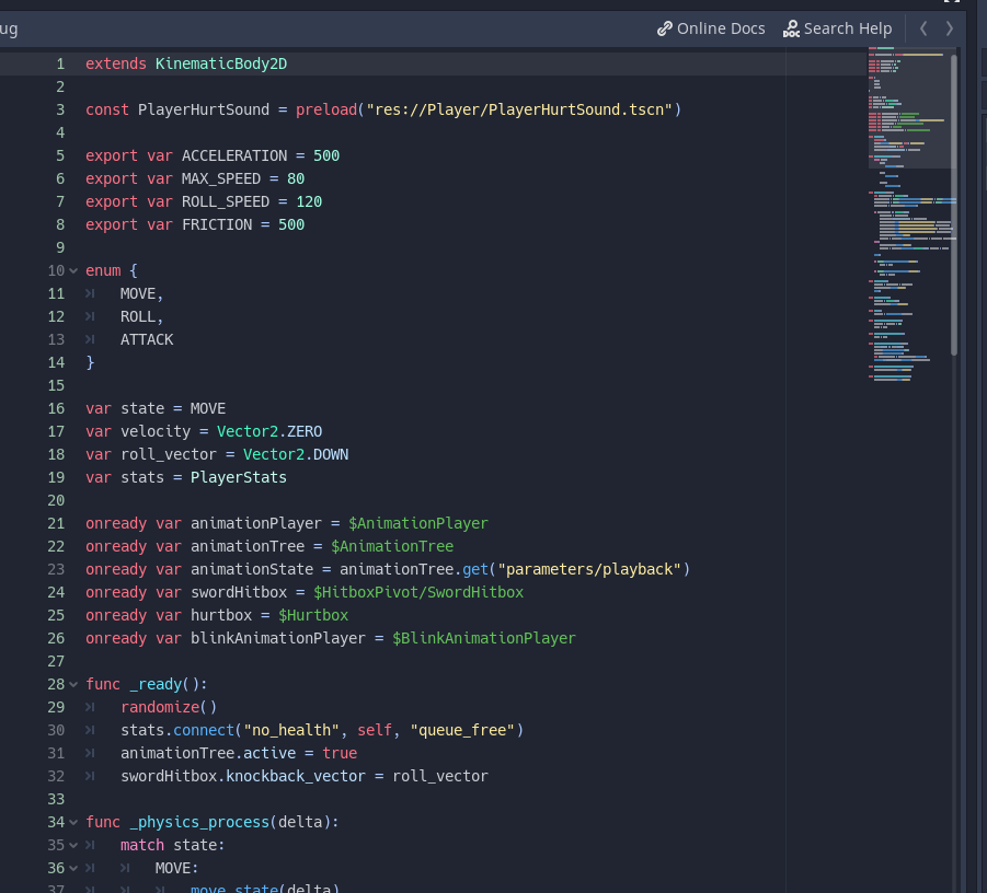 Script editor minimap turns black after waking up from suspend · Issue #58989 · godotengine ...