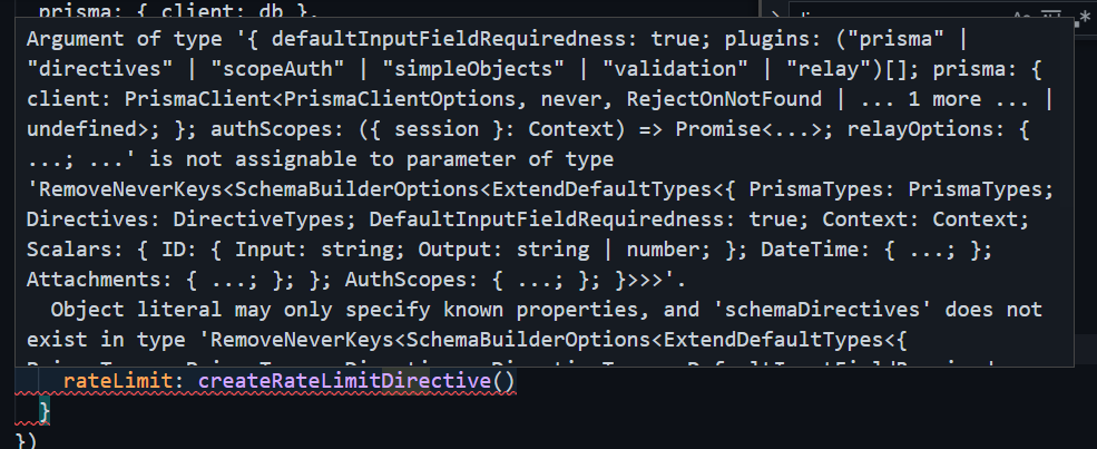 schemaDirectives is not working in SchemaBuilder · Issue #181 · hayes/pothos · GitHub
