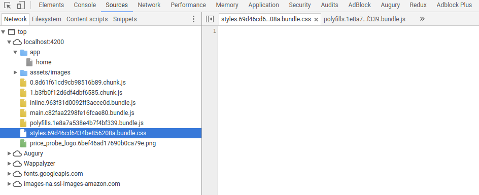 ng build produces a working dist but has no styles even if they are in ...