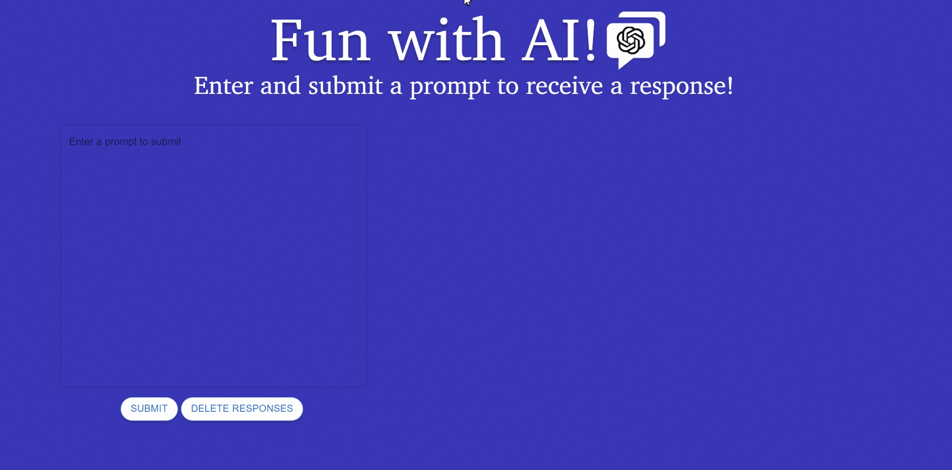 GitHub - francosae/Fun-with-AI: OpenAI API Project - Shopify Front End Developer Internship ...