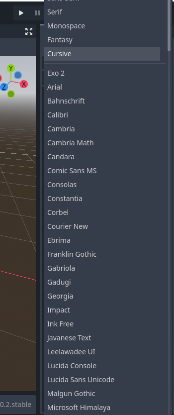 Display font previews in the inspector when loading system fonts · Issue #6882 · godotengine ...