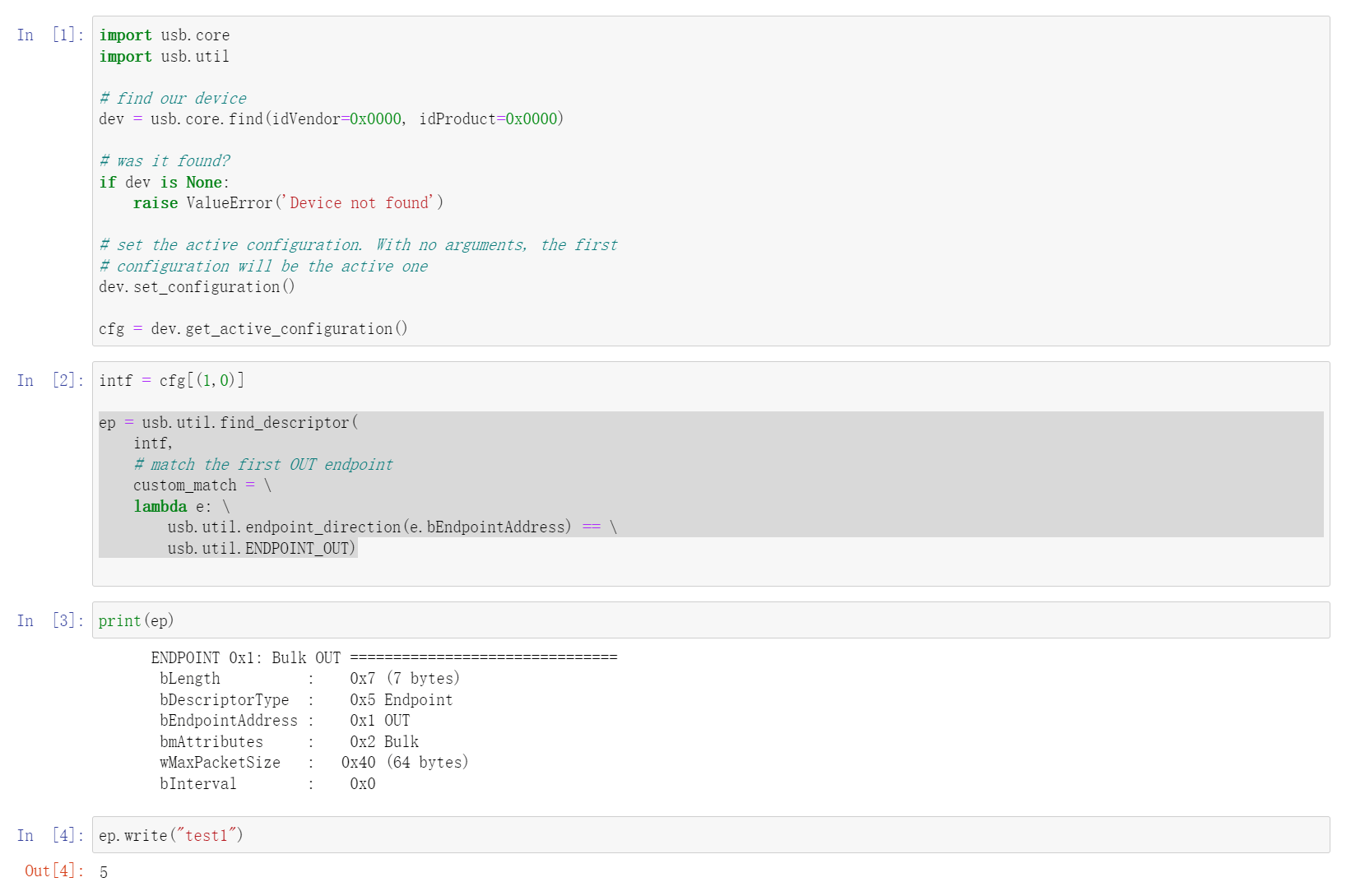 usb.util.find_descriptor return NoneType · pyusb pyusb · Discussion #428 · GitHub