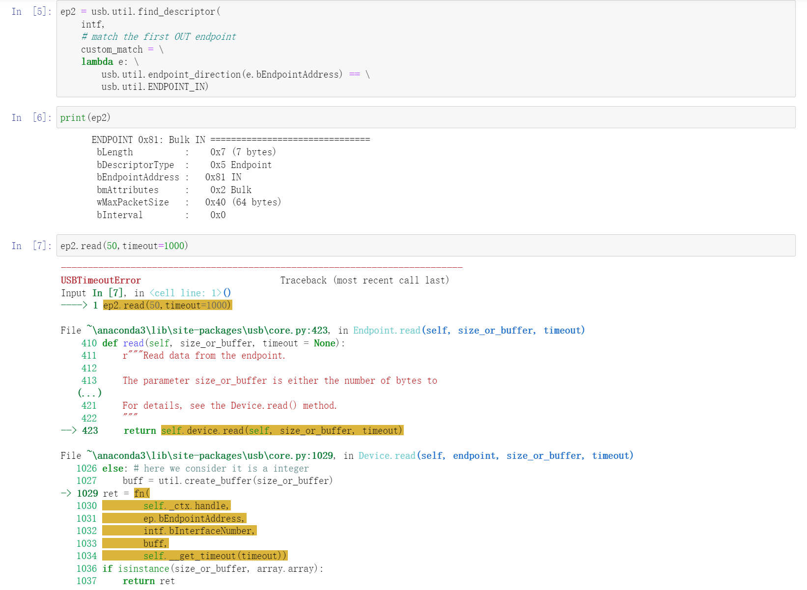 usb.util.find_descriptor return NoneType · pyusb pyusb · Discussion #428 · GitHub