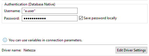 Netezza username in lowercase · Issue #14326 · dbeaver/dbeaver · GitHub