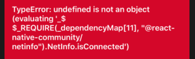 Import NetInfo issue · Issue #30 · react-native-netinfo/react-native-netinfo · GitHub