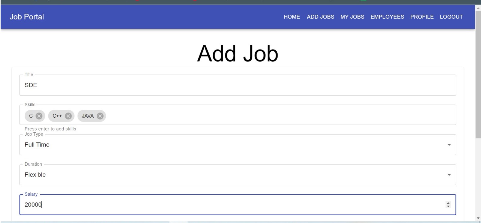 GitHub - ayush461/JOB-MANAGEMENT: JOB Application Management is a MERN ...