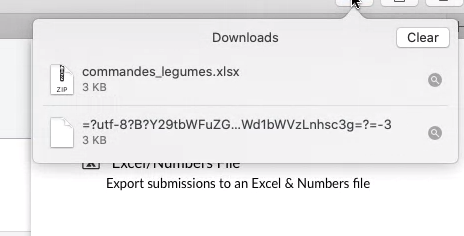 Export entries to Excel on Mac Safari don't work when form name contains accent · Issue #385 ...