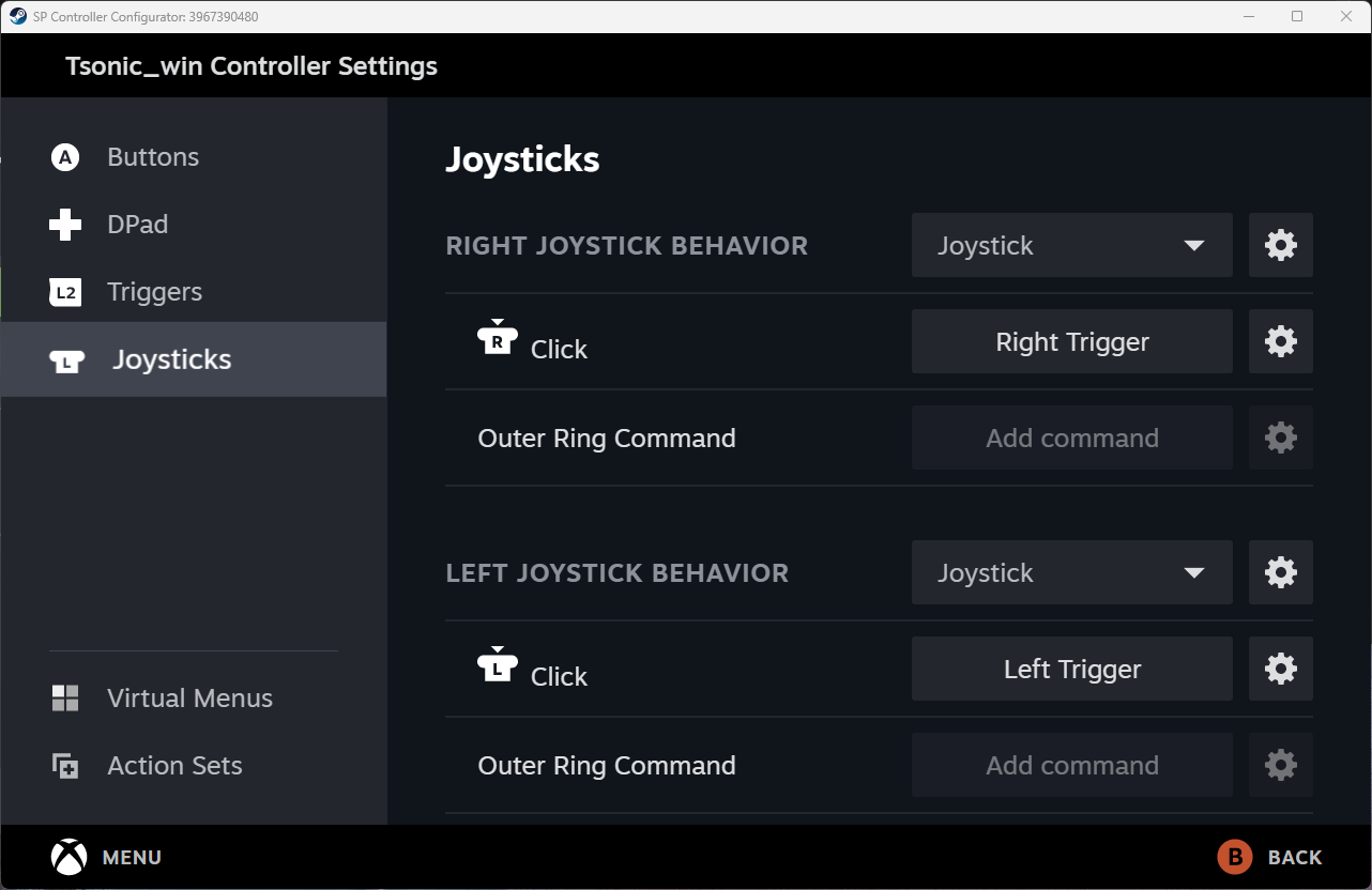 Steam virtual xinput triggers not recognized · Issue #37 · samuelgr/Xidi · GitHub