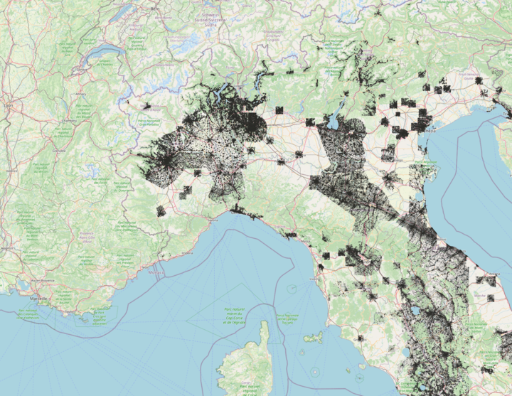 Missing buildings in Italy · Issue #55 · microsoft/GlobalMLBuildingFootprints · GitHub
