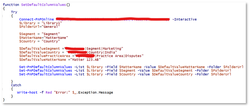 Set-PnPDefaultColumnValues | Setting-up default values to multiple columns · Issue #2829 · pnp ...