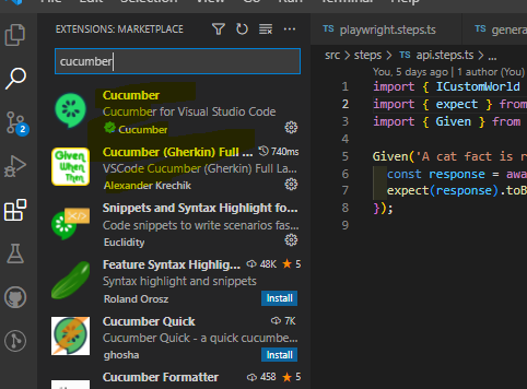 undefined issue · Issue #492 · Tallyb/cucumber-playwright · GitHub
