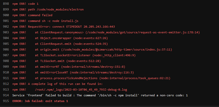 Fix errors during Docker build · Issue #184 · pablosnt/rekono · GitHub