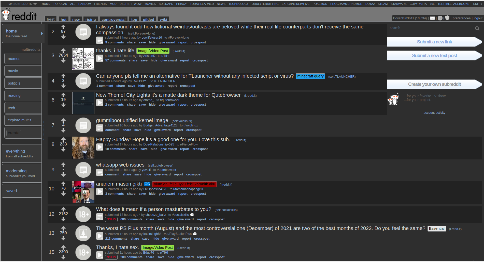 GitHub - furkkurt/qutebrowserRES: Reddit Enhancement Suite for Qutebrowser