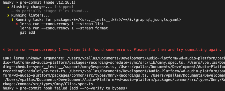 "ERR! lerna Unknown arguments:" · Issue #2658 · lerna/lerna · GitHub