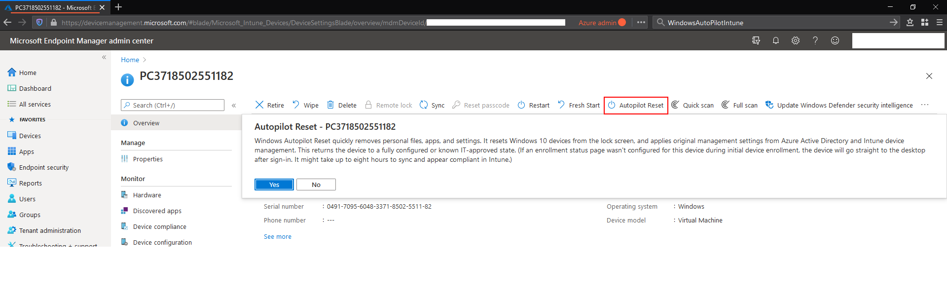 Feature Request Invoke Devicemanagementmanageddevicesautopilotrest · Issue 89 · Microsoft