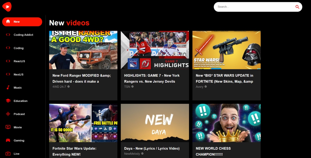 GitHub - Numanali0786/myTube_react