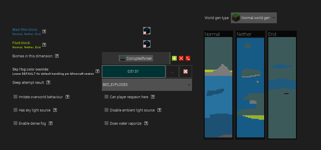 if go to custom dimension its crashs · Issue #3681 · MCreator/MCreator · GitHub