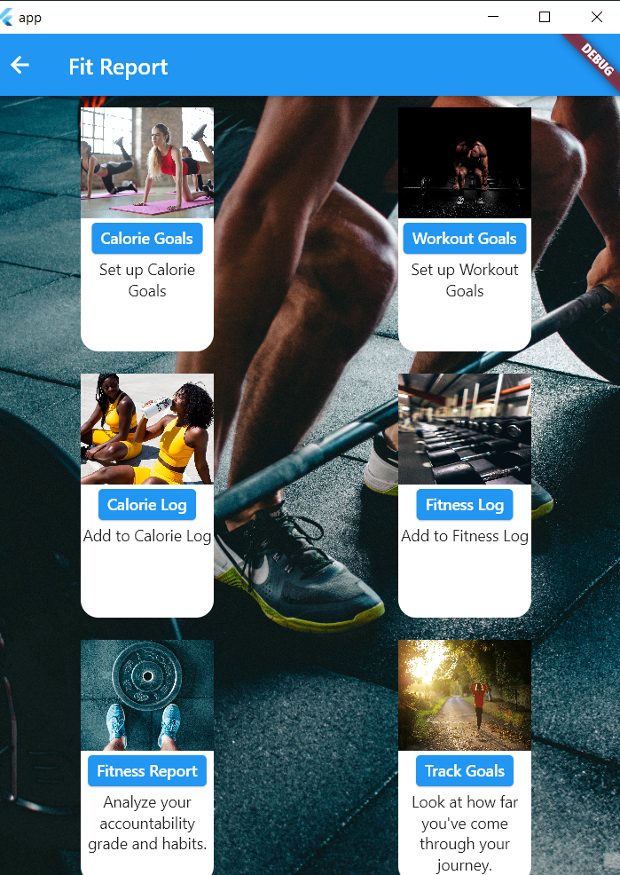 GitHub - shawntez32/FitReportApp: Flutter App tracking users daily physical activities, calories ...