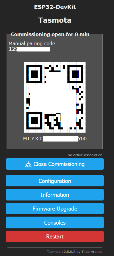 Unable to connect ESP32 Tasmota Matter device to (1) Alexa and (2 ...