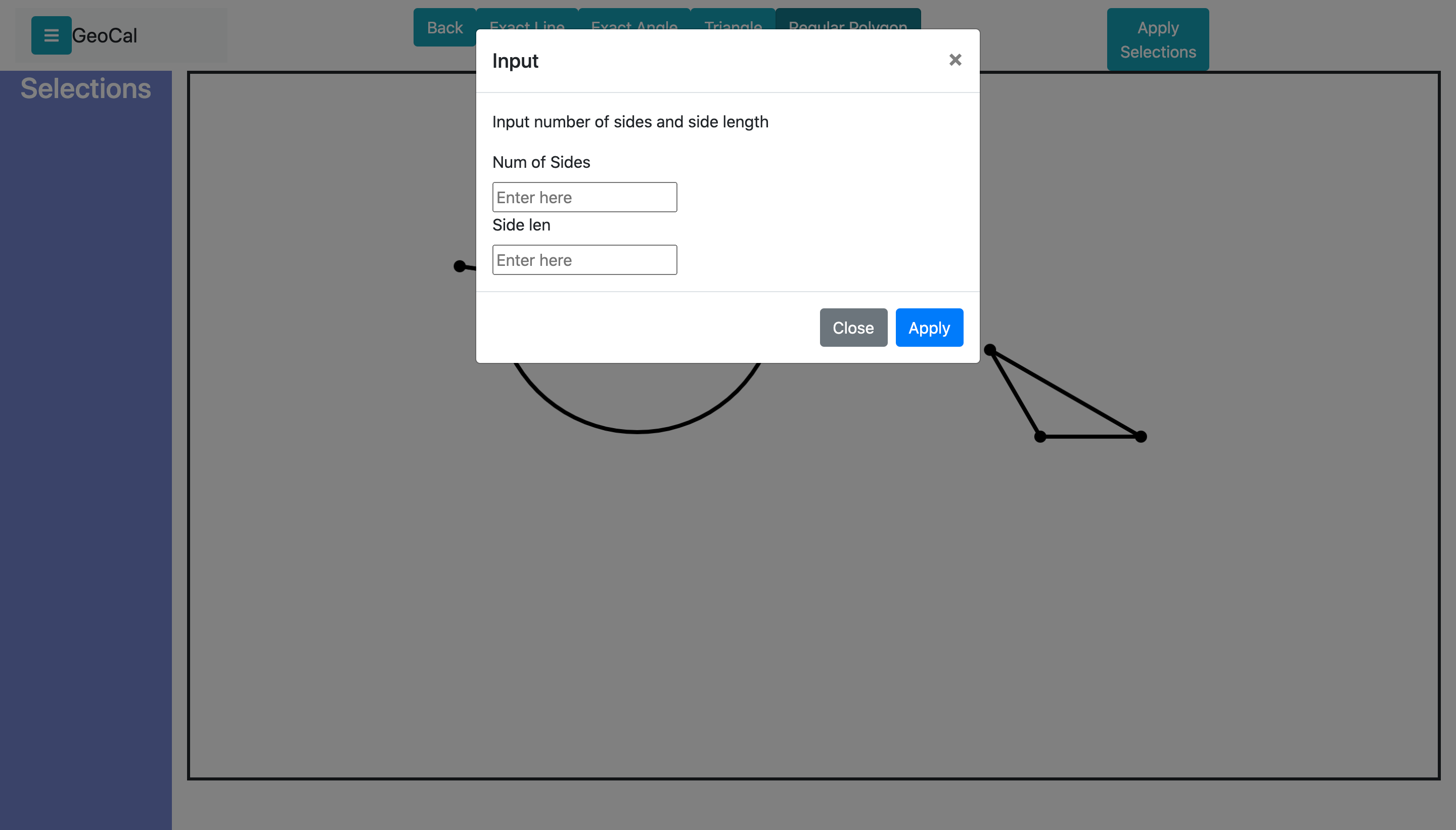 GitHub - Stevenzhang337/Geometry-Calculator-JS: A tool to create and ...