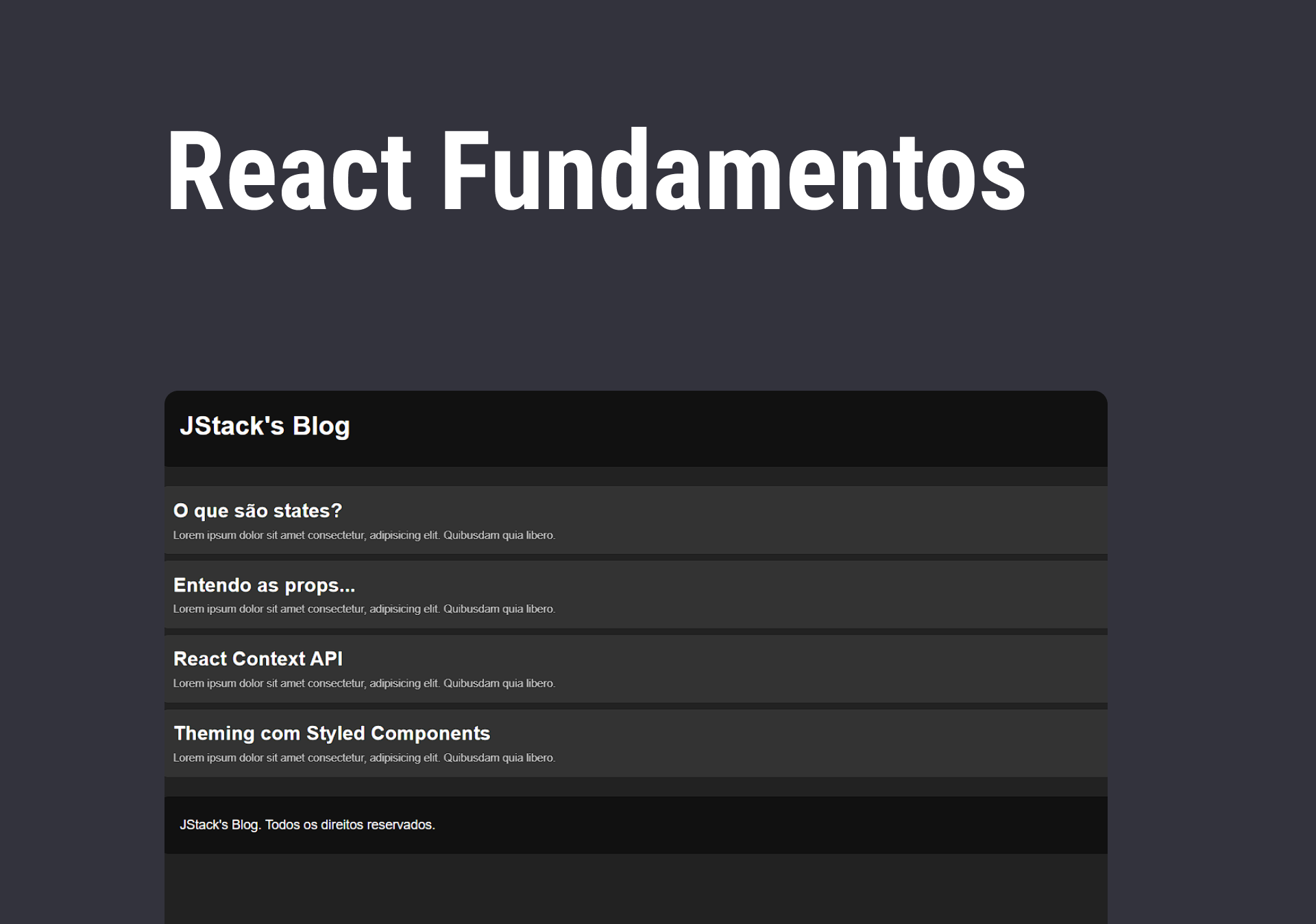GitHub - Sans-arch/react-fundamentos: Repositório de estudos dos fundamentos do React
